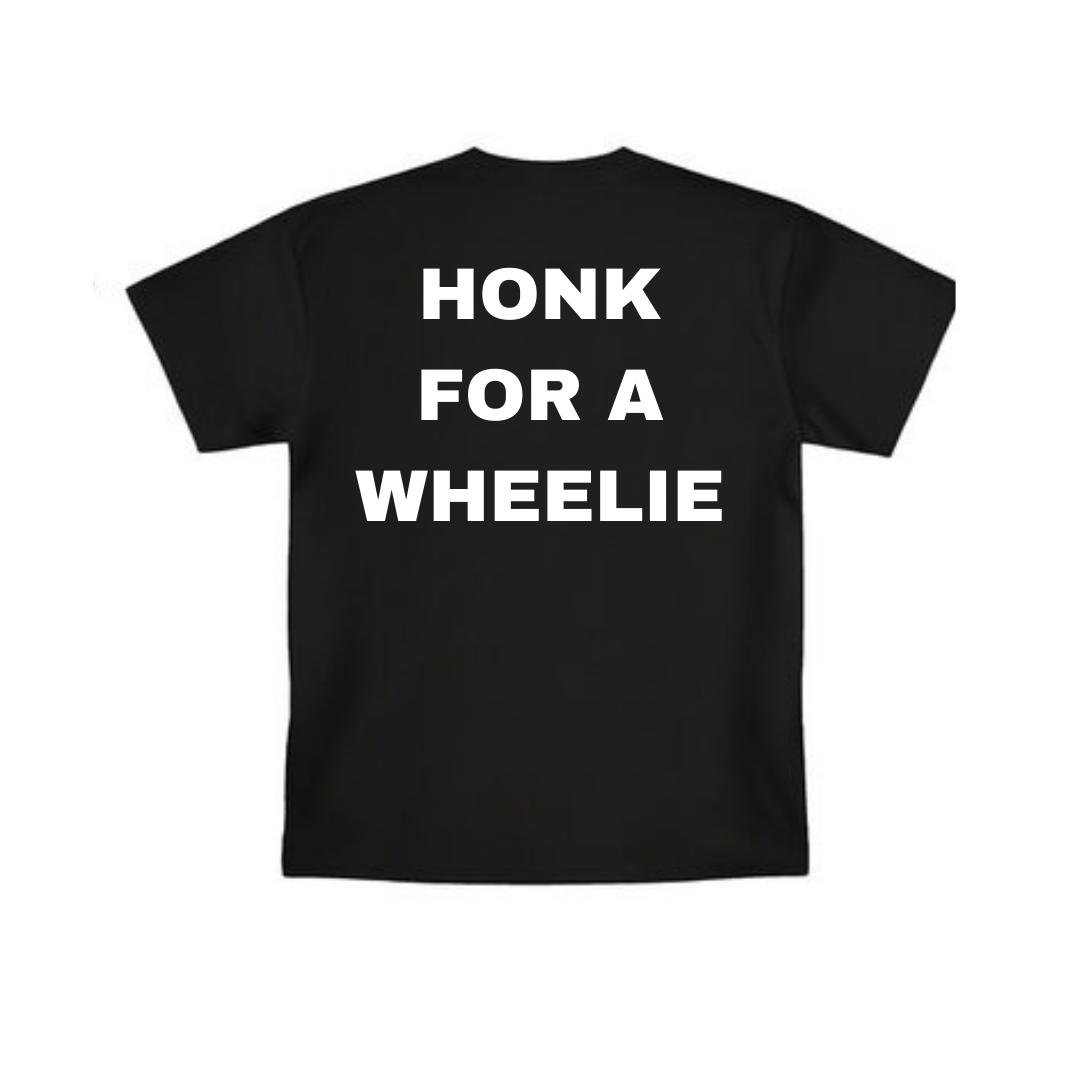 “Honk for a Wheelie” T-Shirt – Premium Cotton E-Moto Streetwear Tee ...